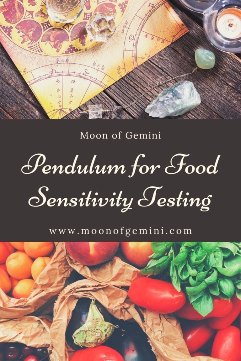 Using a Pendulum for Food Sensitivity Testing • Moon of Gemini