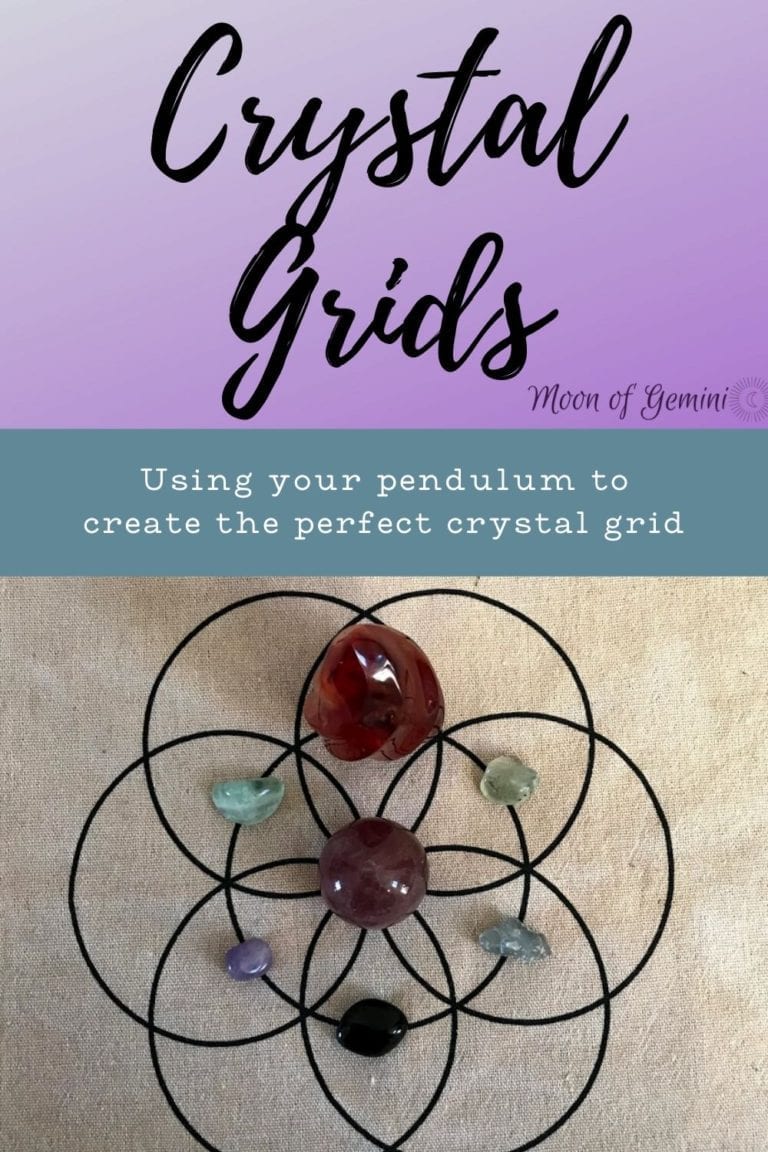Instructions for Creating a Crystal Grid with your Pendulum • Moon of ...