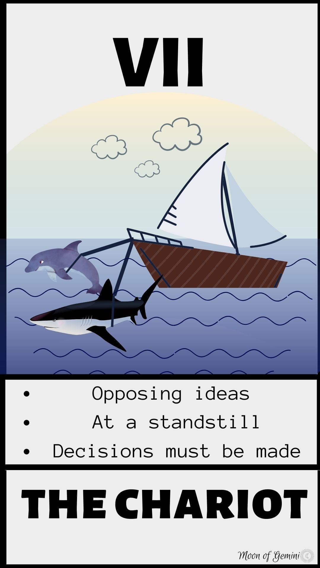 The Chariot Tarot Card Meaning • Moon of Gemini