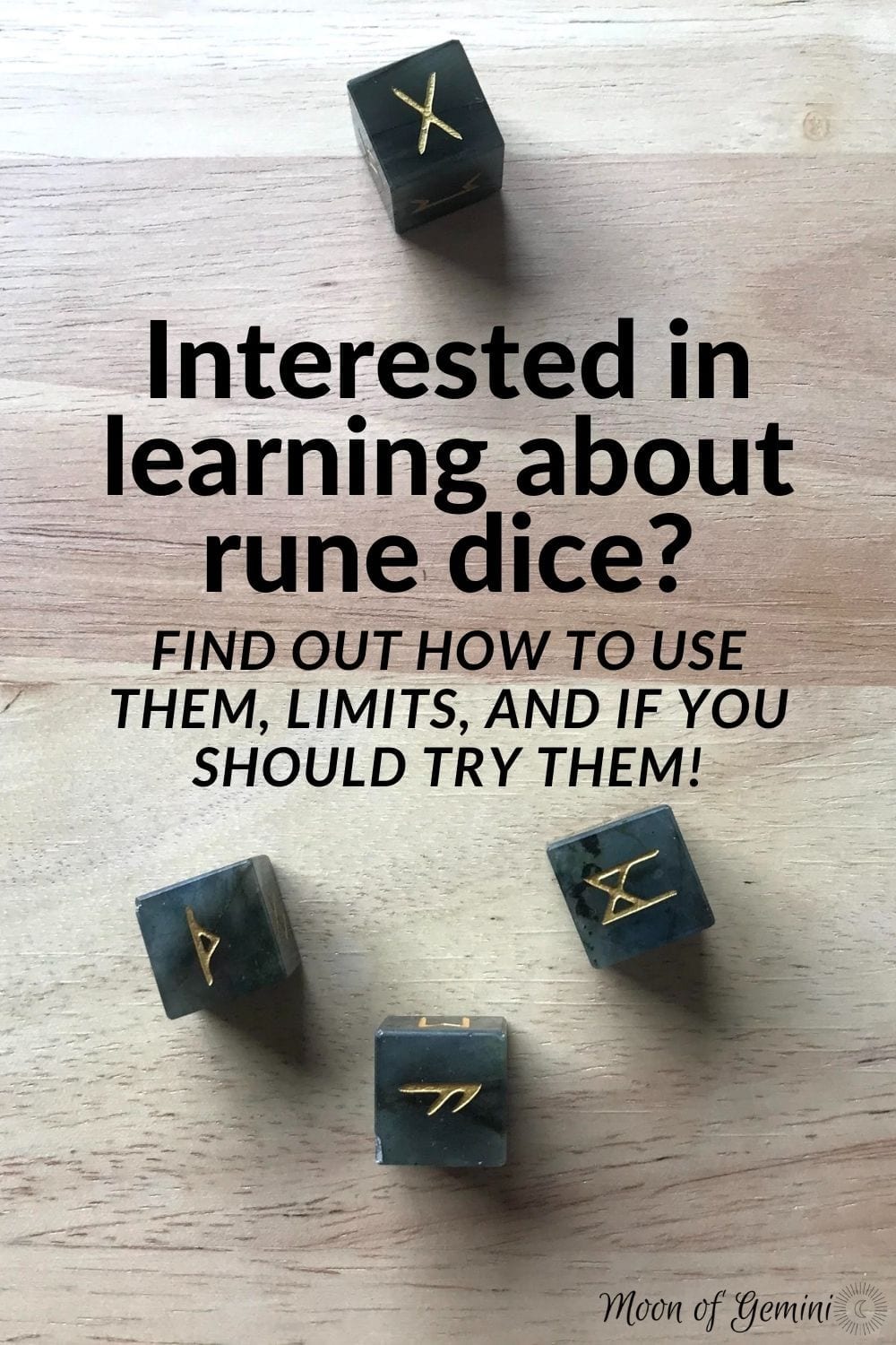 Rune Dice: How To Use Them and Their Limitations • Moon of Gemini