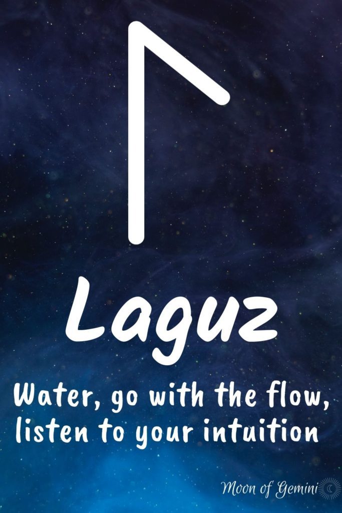 Laguz Rune Elder Futhark Meaning Moon Of Gemini Laguz Rune Elder Futhark Meaning Moon Of Gemini